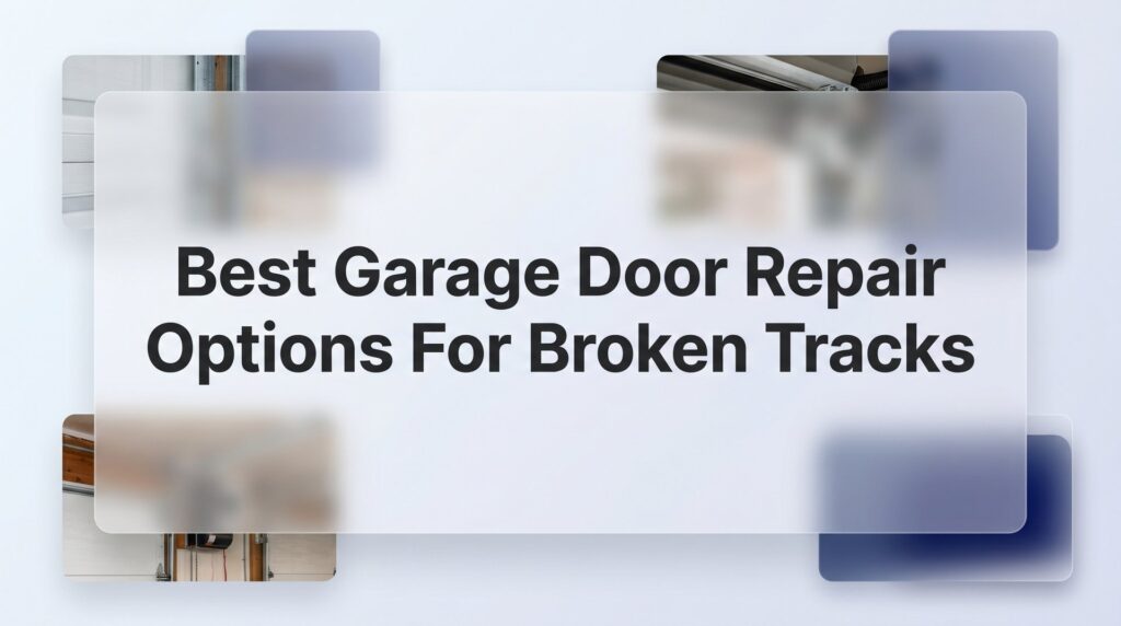 Best Garage Door Repair Options For Broken Tracks Guide