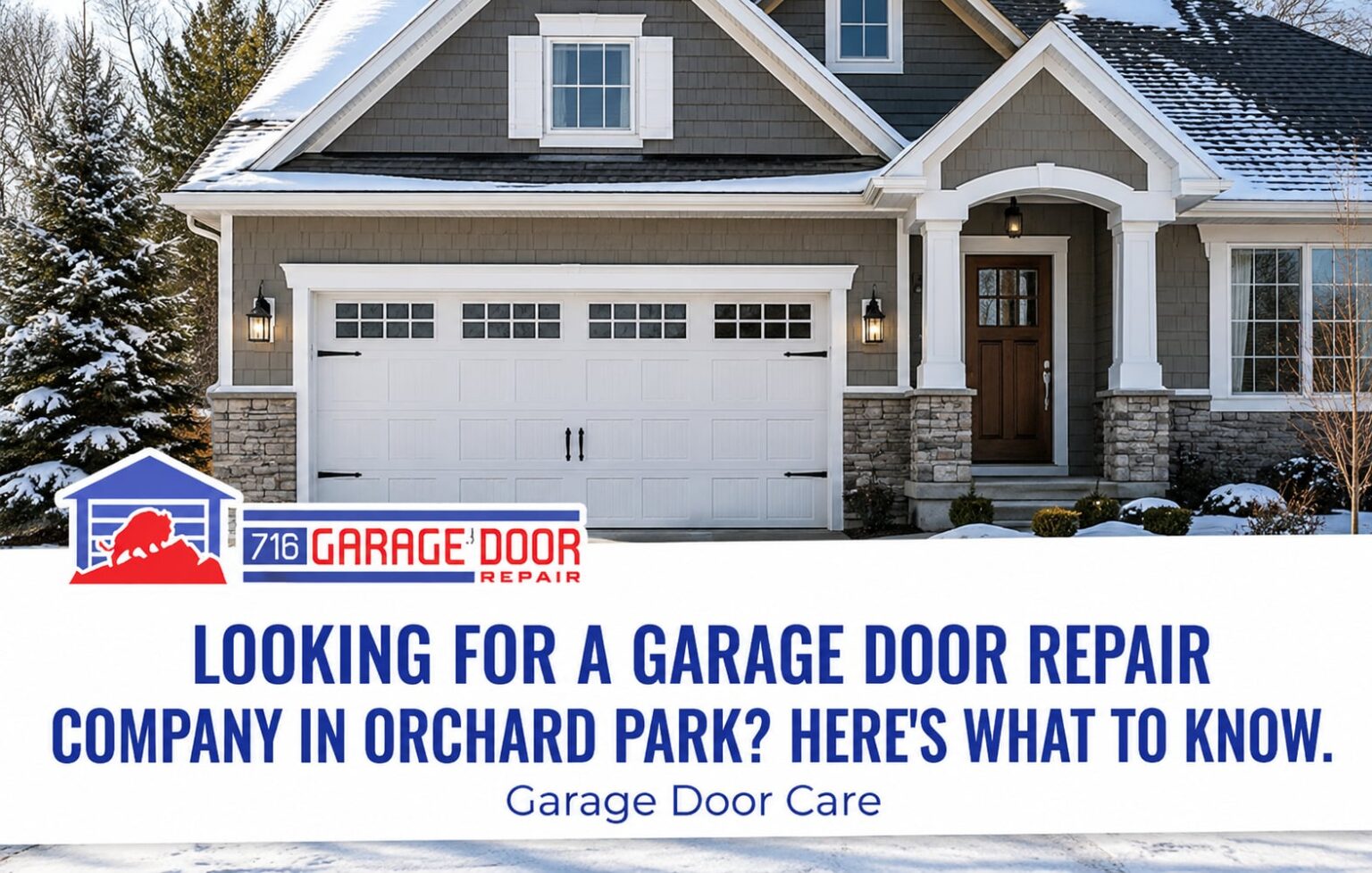 Trusted Garage Door Repair Company In Orchard Park